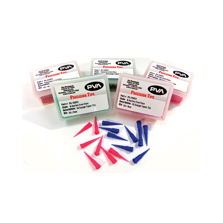 R-Series Taper Tip Nozzle | All Plastic Free Flow | PVA